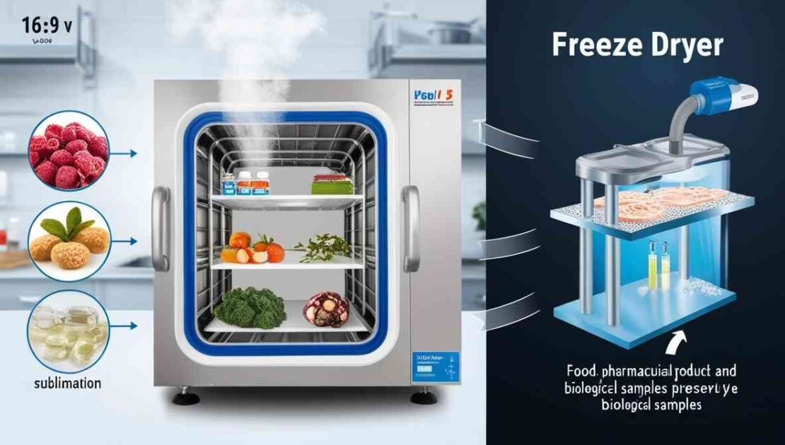 What is the purpose of a freeze dryer?