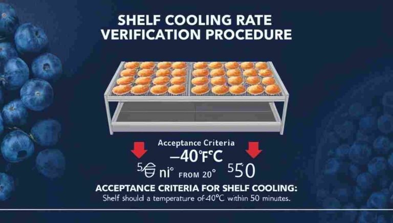 Shelf Heating and cooling Rate Verification in freeze dryer