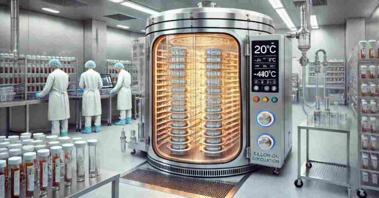 Shelf Heating and cooling Rate Verification in freeze dryer